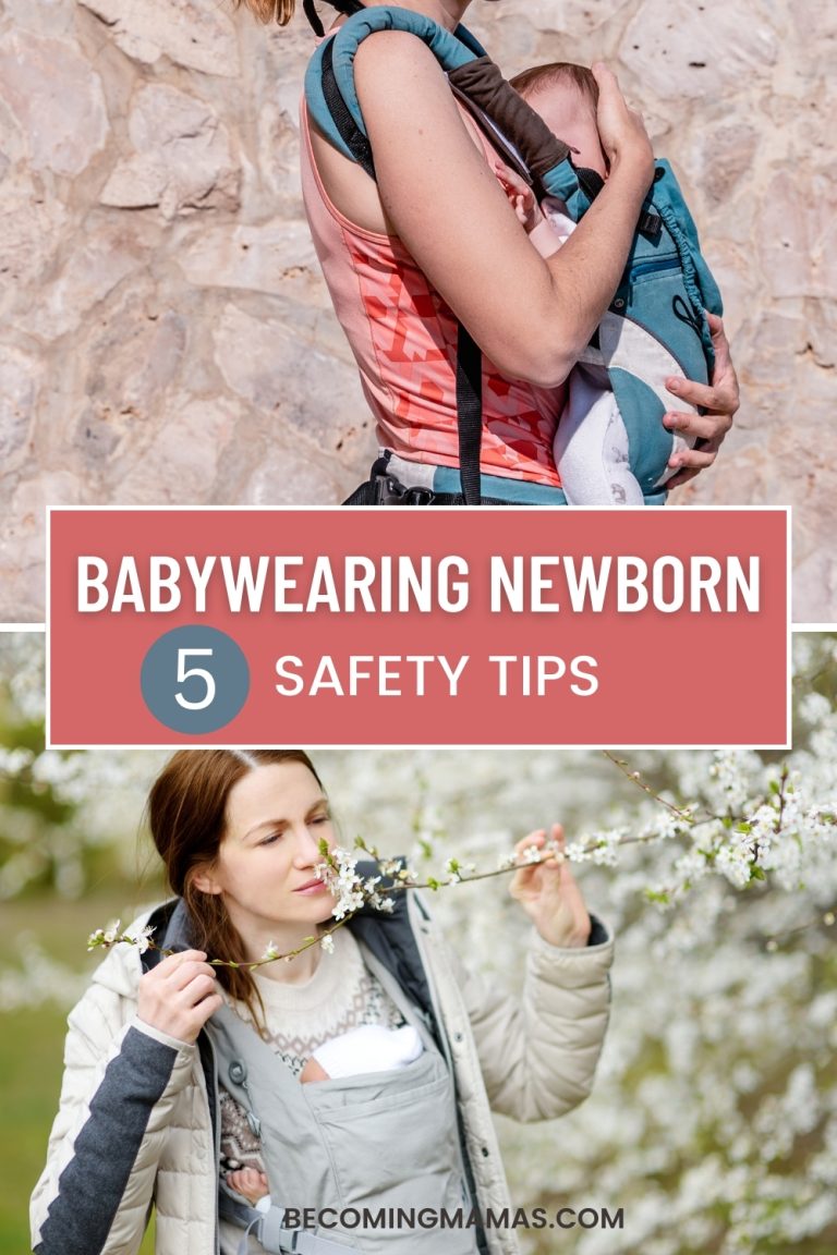 5 Tips For Safe Newborn Babywearing