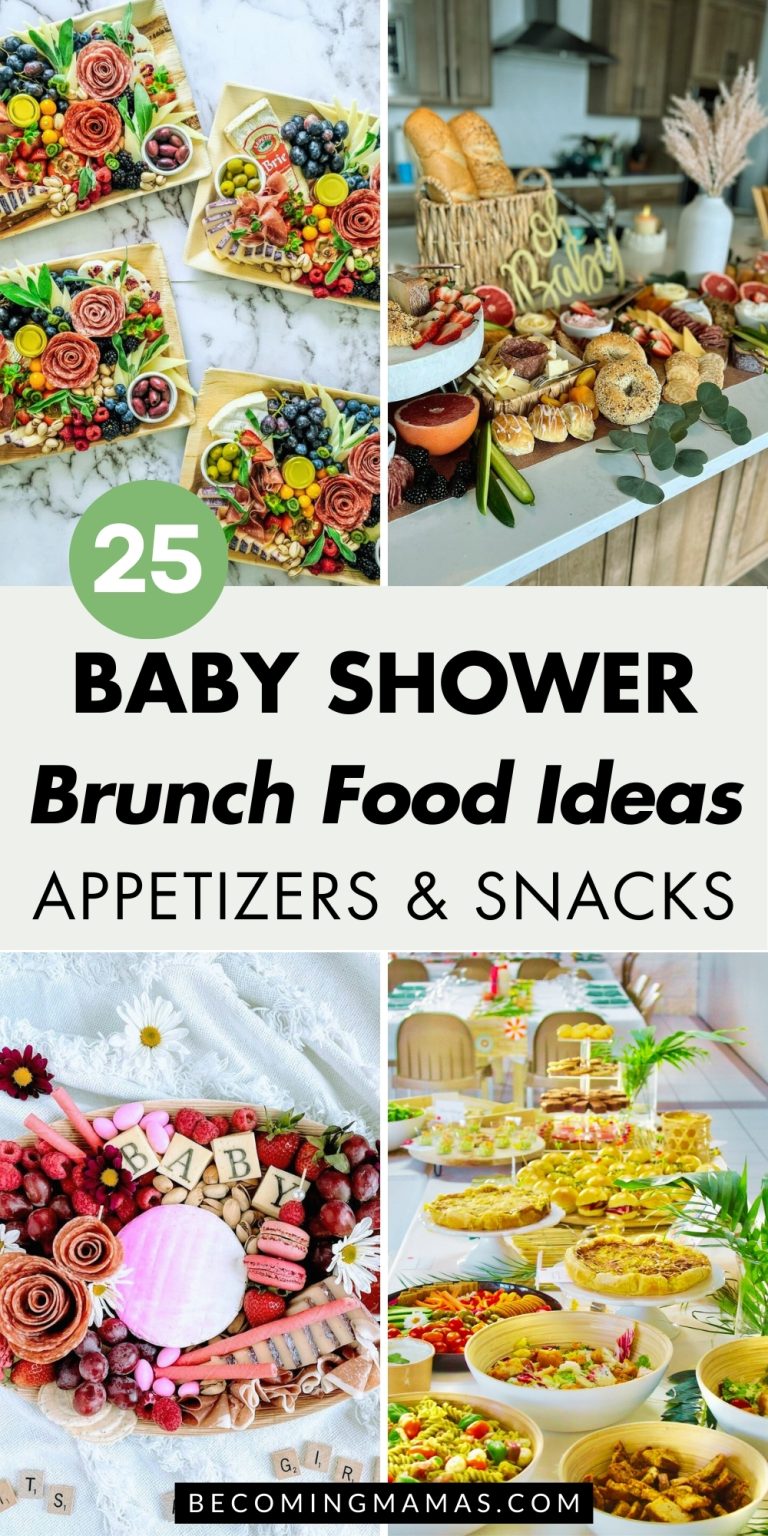 25 Baby Shower Brunch Food Ideas: Appetizers & Snacks