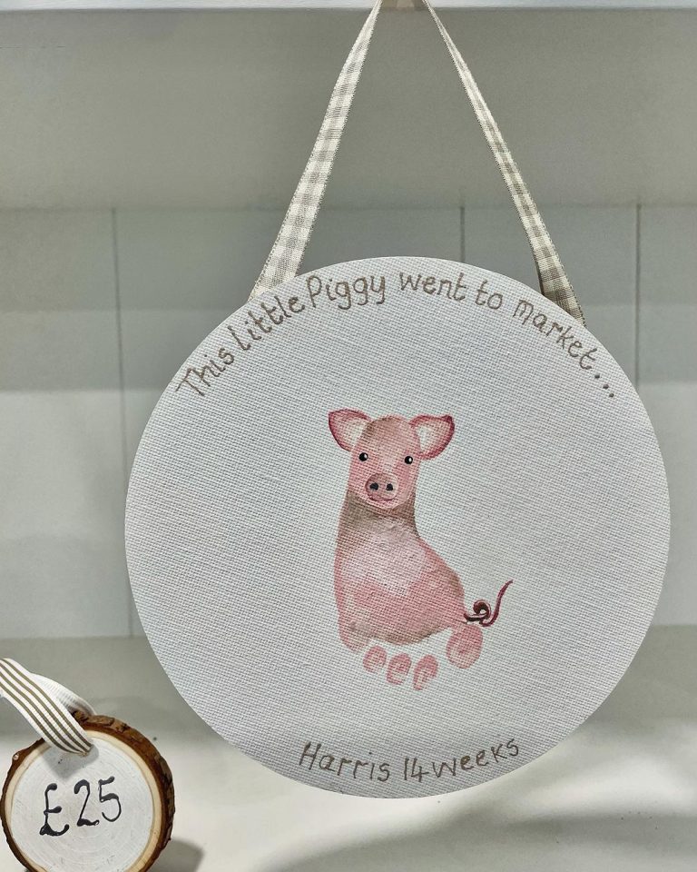 25 Baby Footprint Art Ideas For Keepsakes & Gifts