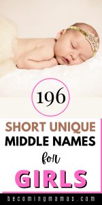 196 Charming Short Unique Middle Names For Girls In 2025
