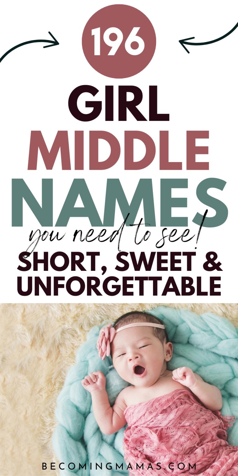 196 Charming Short Unique Middle Names For Girls In 2025