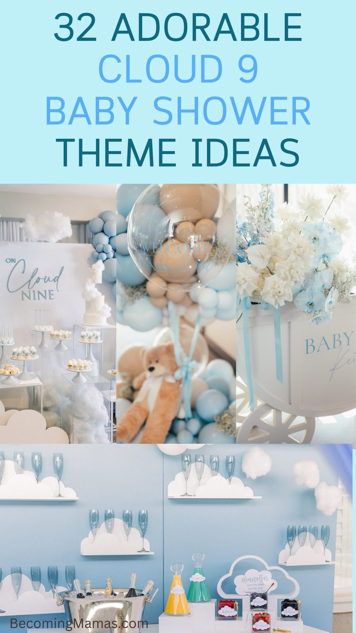 32 Adorable Cloud 9 Baby Shower Theme Ideas For 2025