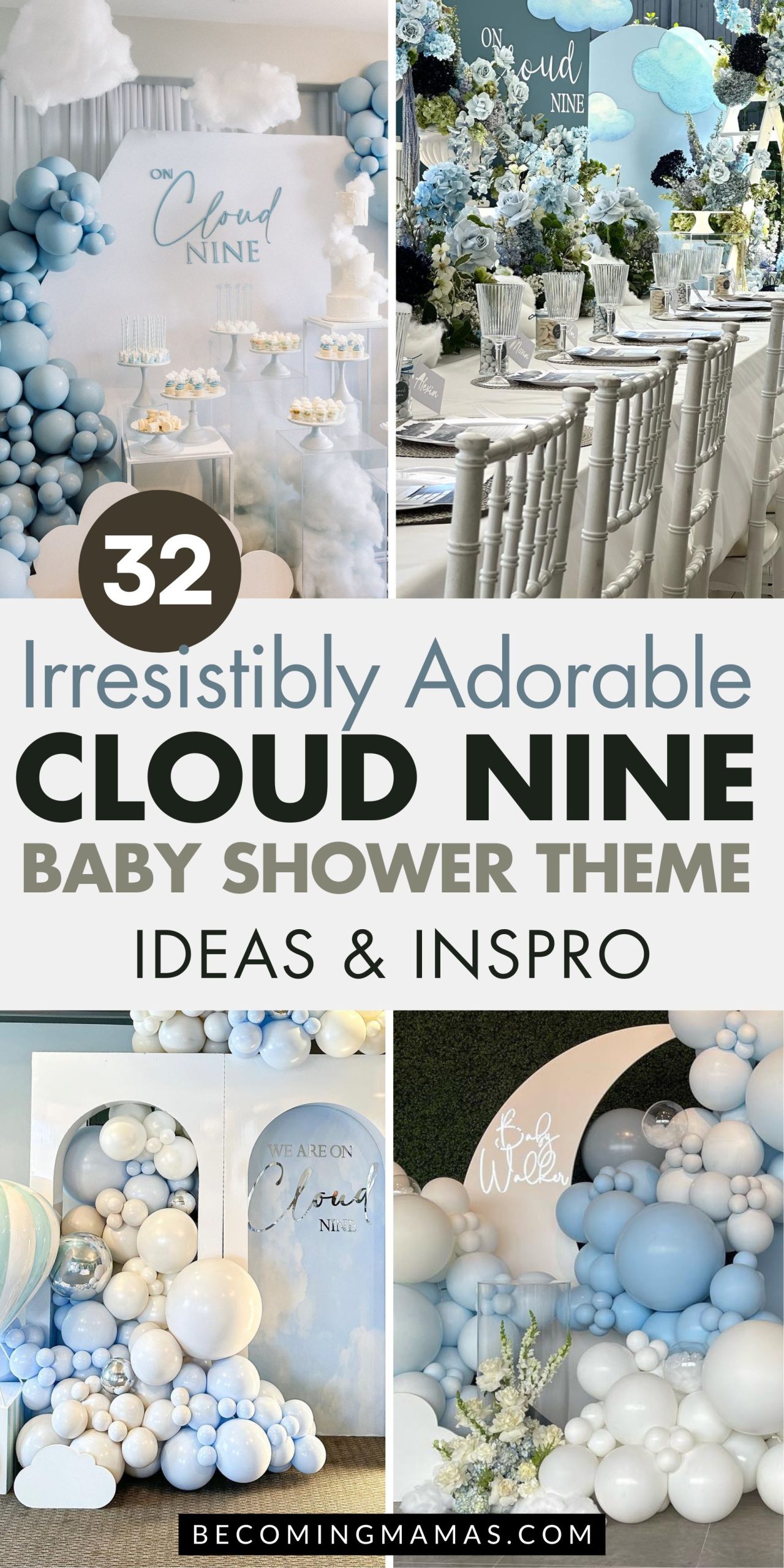 32 Adorable Cloud 9 Baby Shower Theme Ideas For 2025