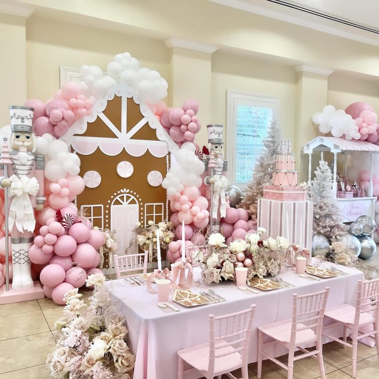 32 Irresistibly Adorable Pink Winter Wonderland Baby Shower Ideas