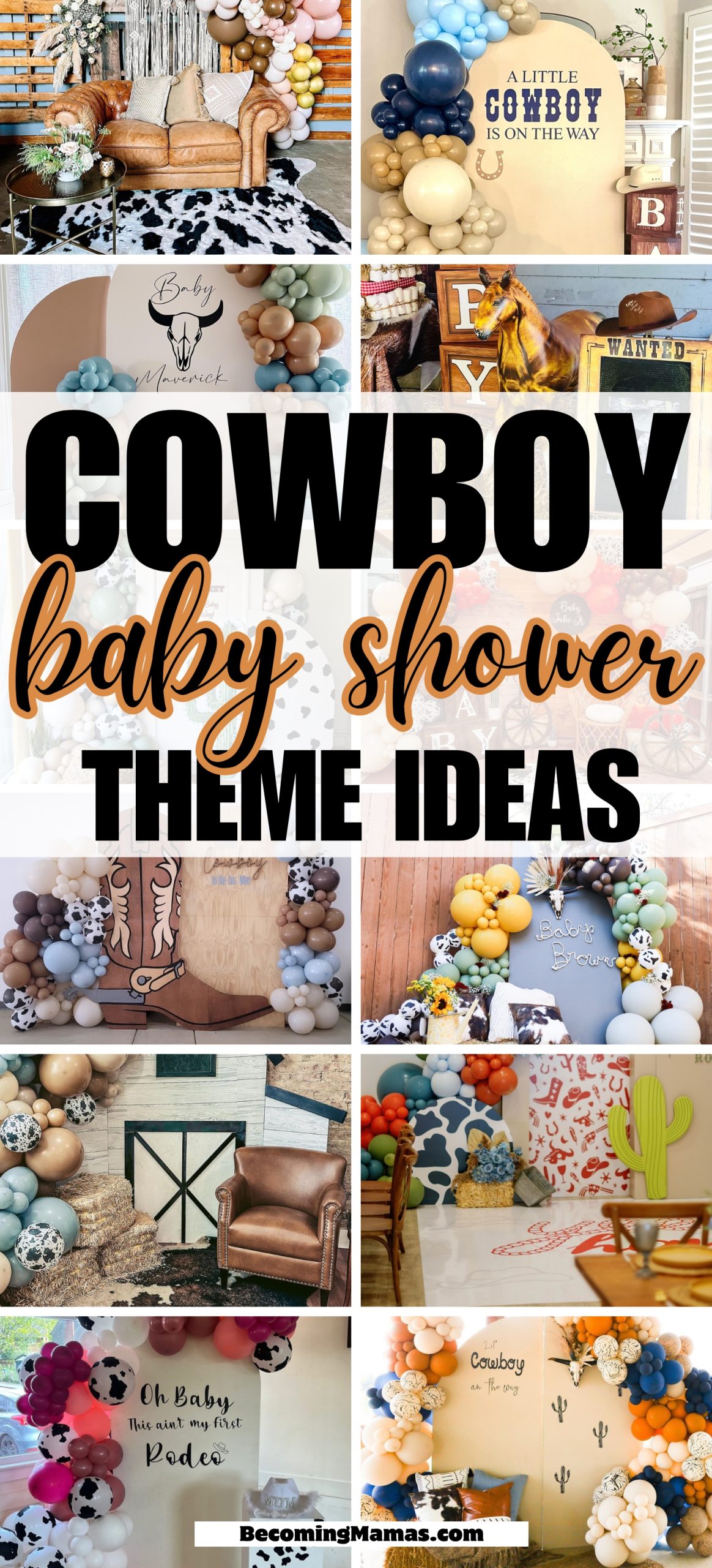 Cowboy Baby Shower Theme: 42 Western Baby Shower Ideas