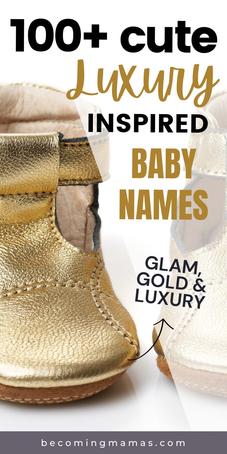 100+ Unique Baby Names That Scream Glam, Gold & Luxury In 2025